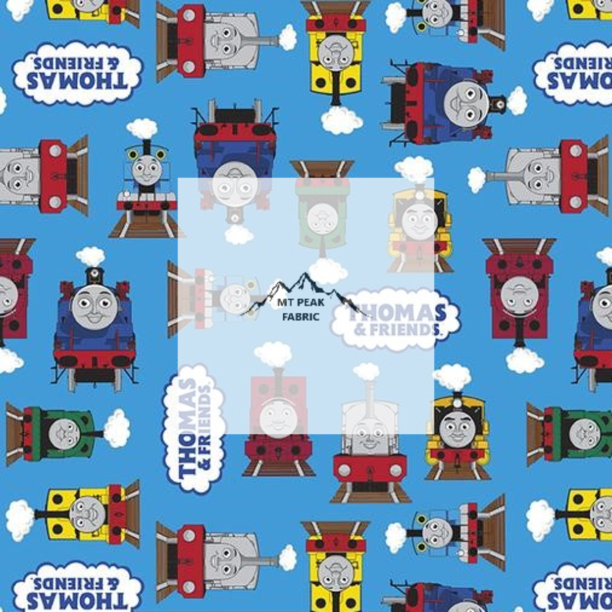 Thomas the Train Cotton Fabric - Walmart.com