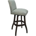 Pemberly Row Set of 3 Swivel Wood Counter Stools in Watusi Teal and ...