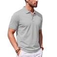 Boyscolos Men's Casual Polo Shirts Short Sleeve Slim Fit Golf Shirts ...