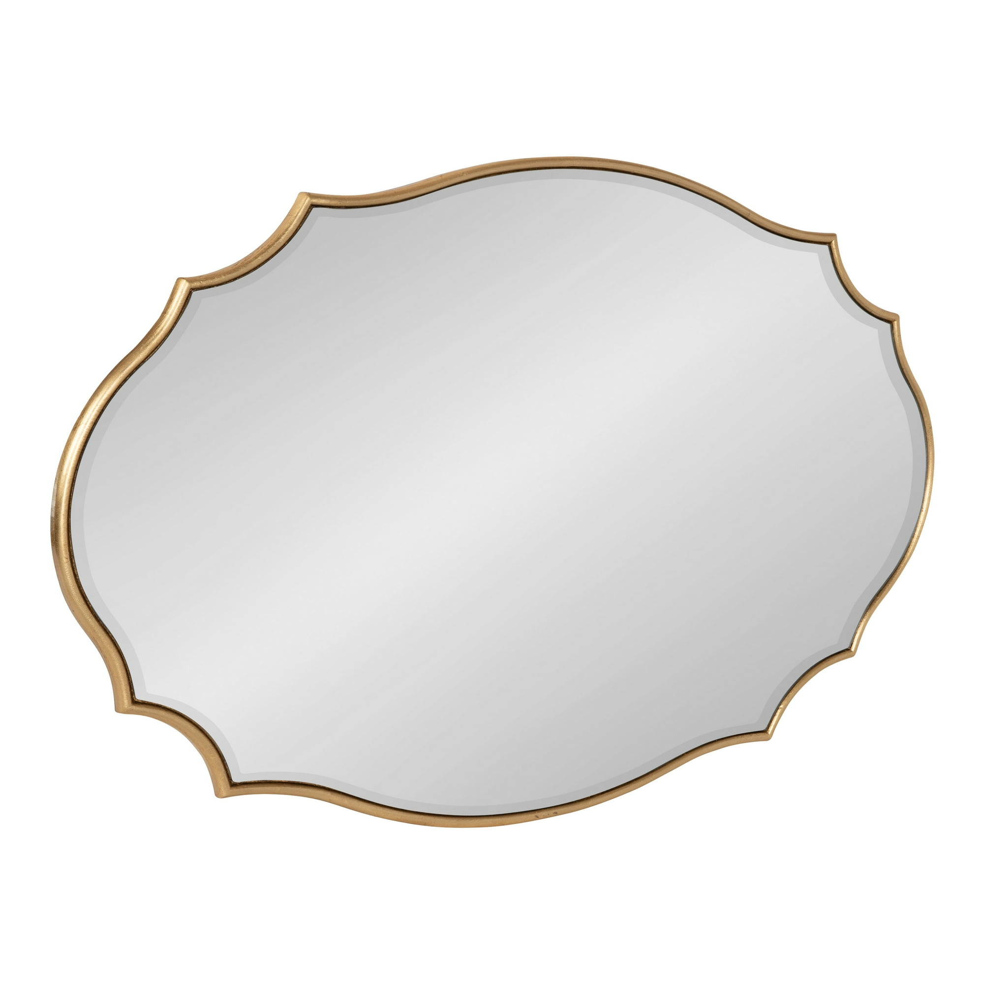Click here for Kate And Laurel Leanna Scalloped Oval Wall Mirror... prices