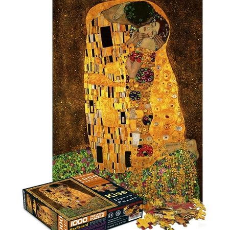 KSCD Gustav Klimt Puzzle 1000 Pieces for Adults Kids The Kiss Oil ...
