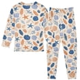 Cotton Children's Pajama Set with Long Sleeve Top and Pants for Boys ...