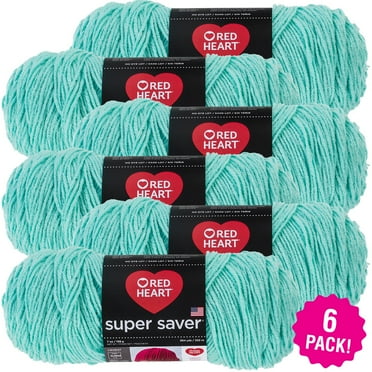 Red Heart Super Saver Yarn - Aran Fleck, Multipack of 12 - Walmart.com