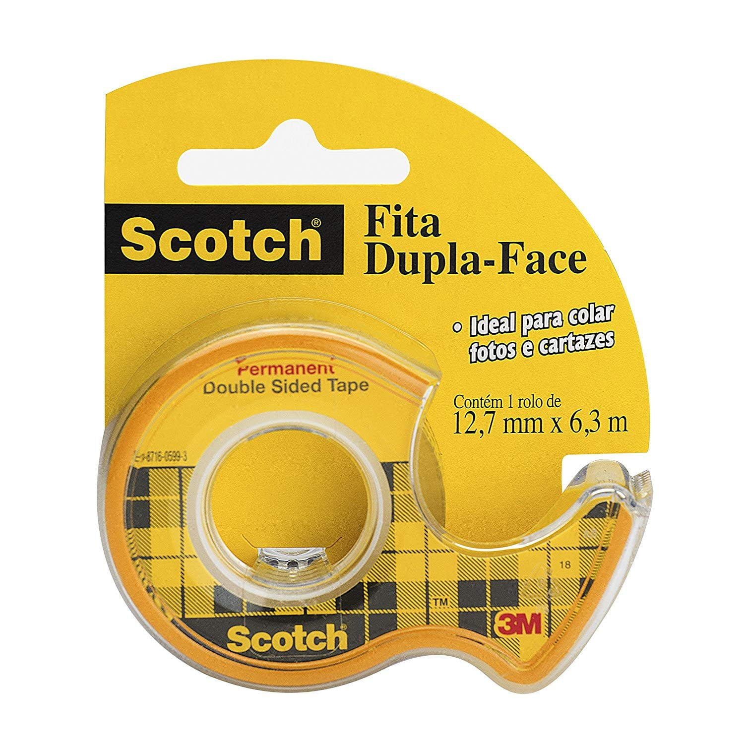 Scotch Double Sided Tape with Dispenser, Narrow Width, Engineered for ...