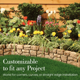 Dalen StoneWall Lawn Edger Border-Weatherproof Material-10' Coverage ...
