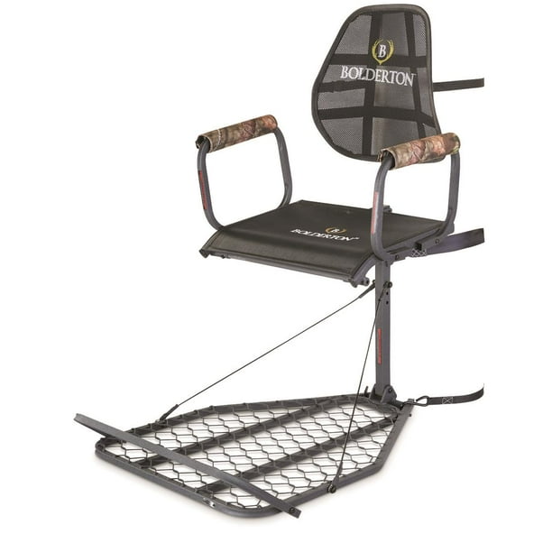 Bolderton Deluxe Hang-On Tree Stand for Hunting, Tree Seat Deer Stand ...
