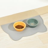 Non-slip and waterproof cat food mat | Silicone pet feeding mat | Tray ...