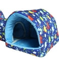 Pet Bed for Small Animals Hidden Tunnel Design with Washable Cozy Hole ...