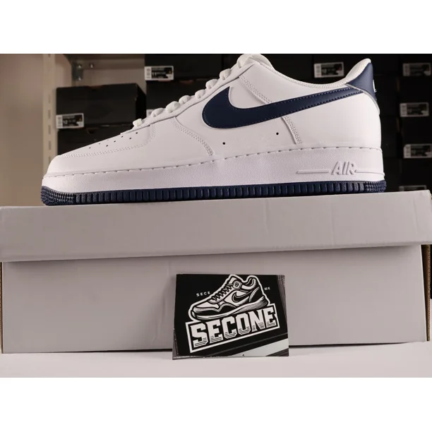 Nike Air Force 1 '07 White Midnight Navy FJ4146-104 Men's New with box ...