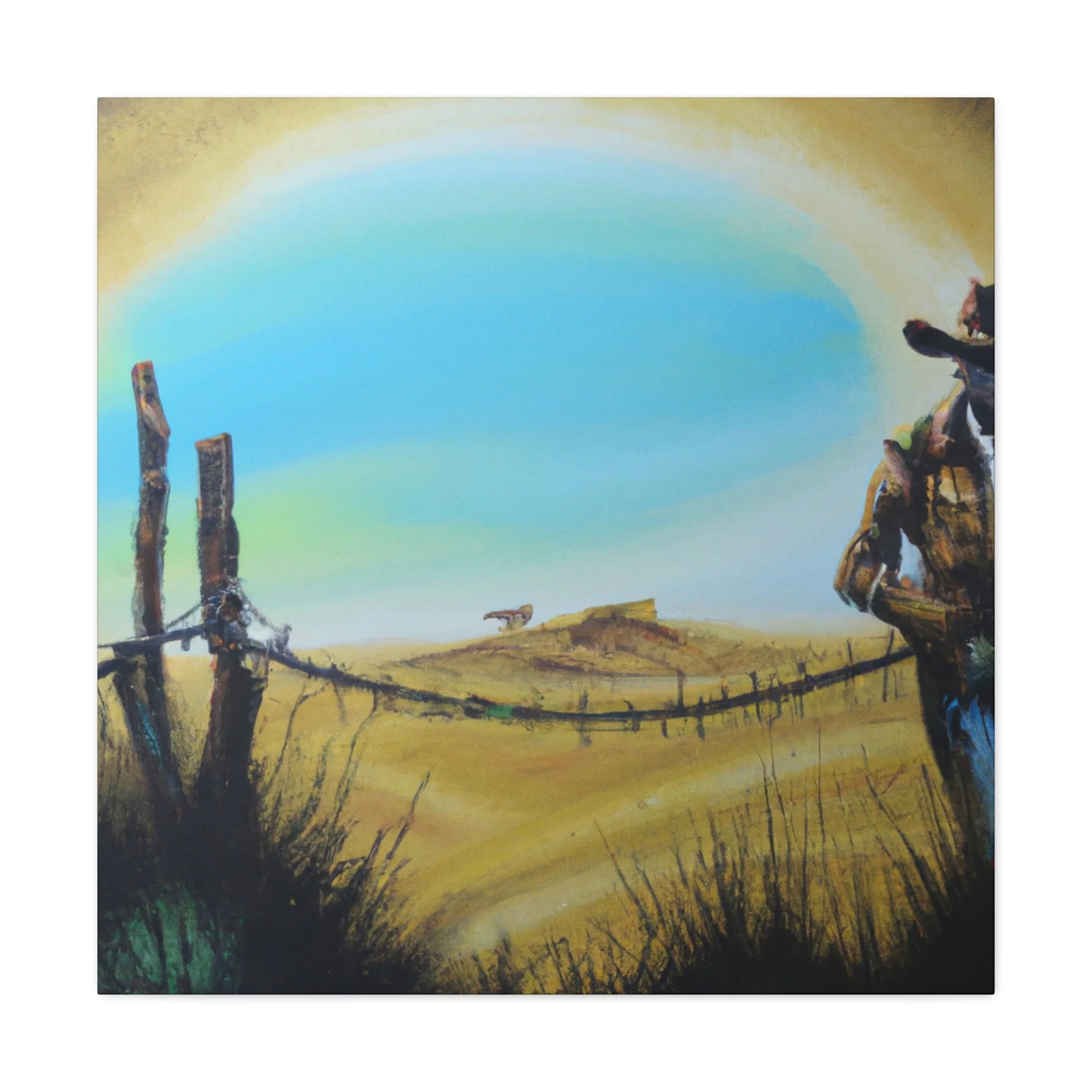 Barbed Wire Majesty - Canvas - Walmart.com