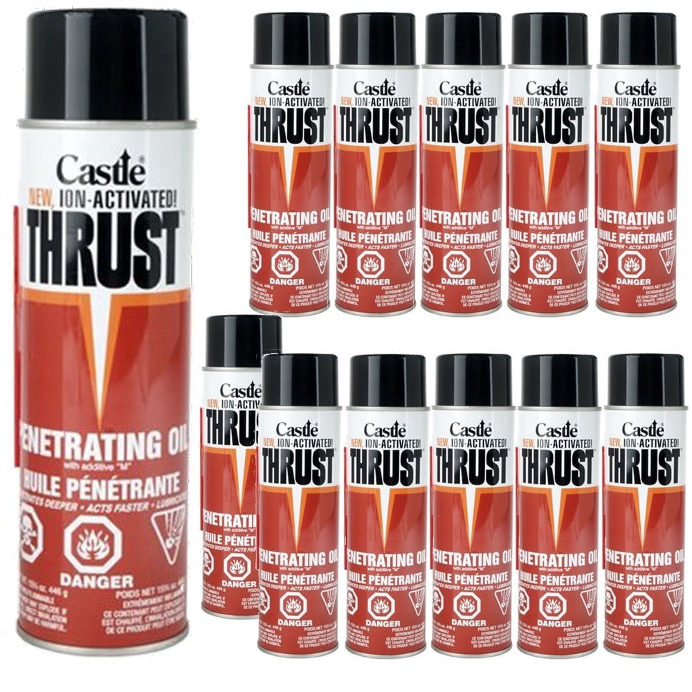 Castle C2005 Thrust Penetrating Oil, 15.75 oz, 12-Pack - Walmart.com