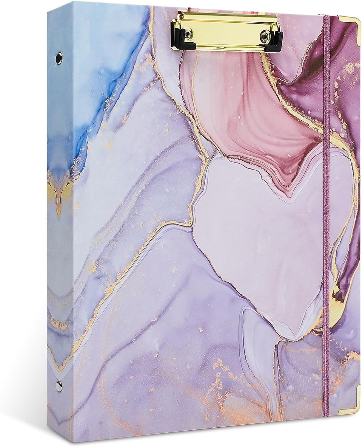 Vienrose 3 Ring Binder 1 inch Rings, Cute Binder with Clipboard for ...