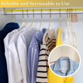 Clear Plastic Clothes Hangers, 16 Inch, 40-Pack, Swivel Hook, Notched ...