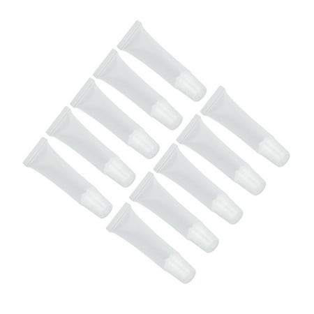 Lip Gloss Tube, Waterproof PVC Lip Gloss Container Safe Empty For Home ...