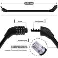 Bike Lock Cable, Heavy Duty Anti Theft Bicycle Lock Chain, Combo Bike ...