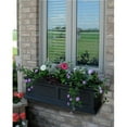 "Mayne Fairfield 36""x11""x10.8"" Black Self-Watering Polyethylene ...