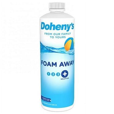 Doheny's Foam Away for swimming pools and Hot Tubs- 1 Qt - Powerful ...