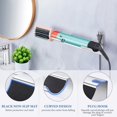curling iron holder wall mount, stainless steel hair tool organizer ...