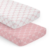 Sweet Jojo Designs Ballerina and Ballet Bows Girls Fitted Crib Sheets ...