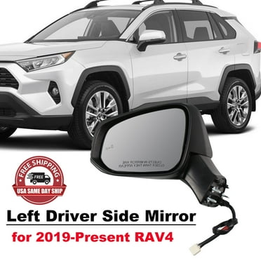 Right Passenger Side Mirror for 2019-2024 Toyota Rav4 Power Heated Lamp ...