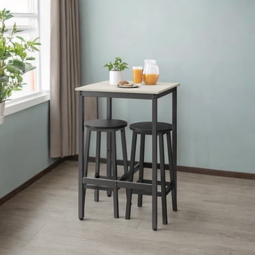Wisfor Counter Height Bistro Table, 41 inch Square Marble Top Heavy ...