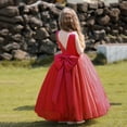 Kids Formal Dresses for Girls Red Dress Girl Tulle Dress Toddler Wedding Guest Dress Up Clothes ...