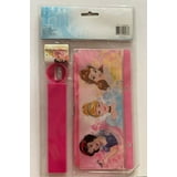 Disney Princess 4 Piece Stationary Set - Pencil Case, Eraser, Sharpener ...