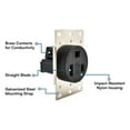 Superior Electric YGP034F 30A 250V NEMA 6-50R Flush Mount Power Outlet Receptacle (Welding ...