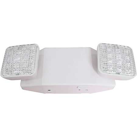 Led Emergency Exit Lighting Fixtures With 2 Led Heads And Back Up ...