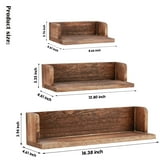 Floating U-Shaped Shelf 3-Piece Organizer Storage Wall Shelf, Made Of ...