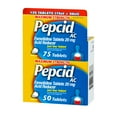 Pepcid AC Maximum Strength for Heartburn, 50 & 75 Ct 2 Pack, 125 Ct ...