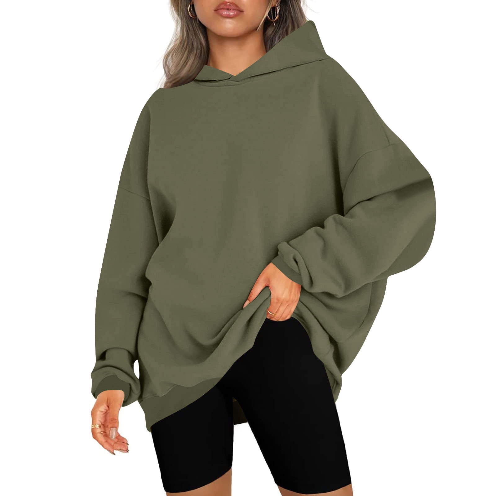 Click here for Cfhntfmh Winter Sweatshirt For Women Warm Fleece L... prices