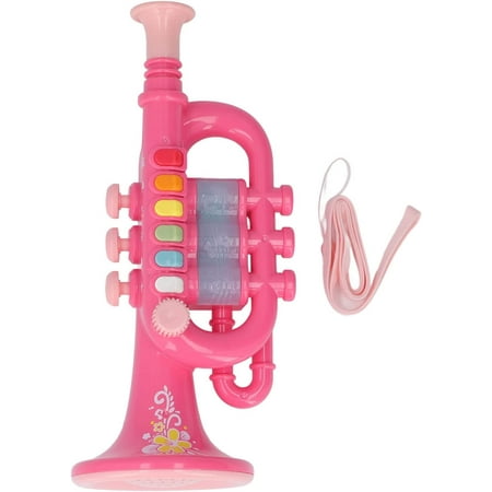 Horn Toy Plastic Simulation Design Musical Instrument Trumpet Toy ...