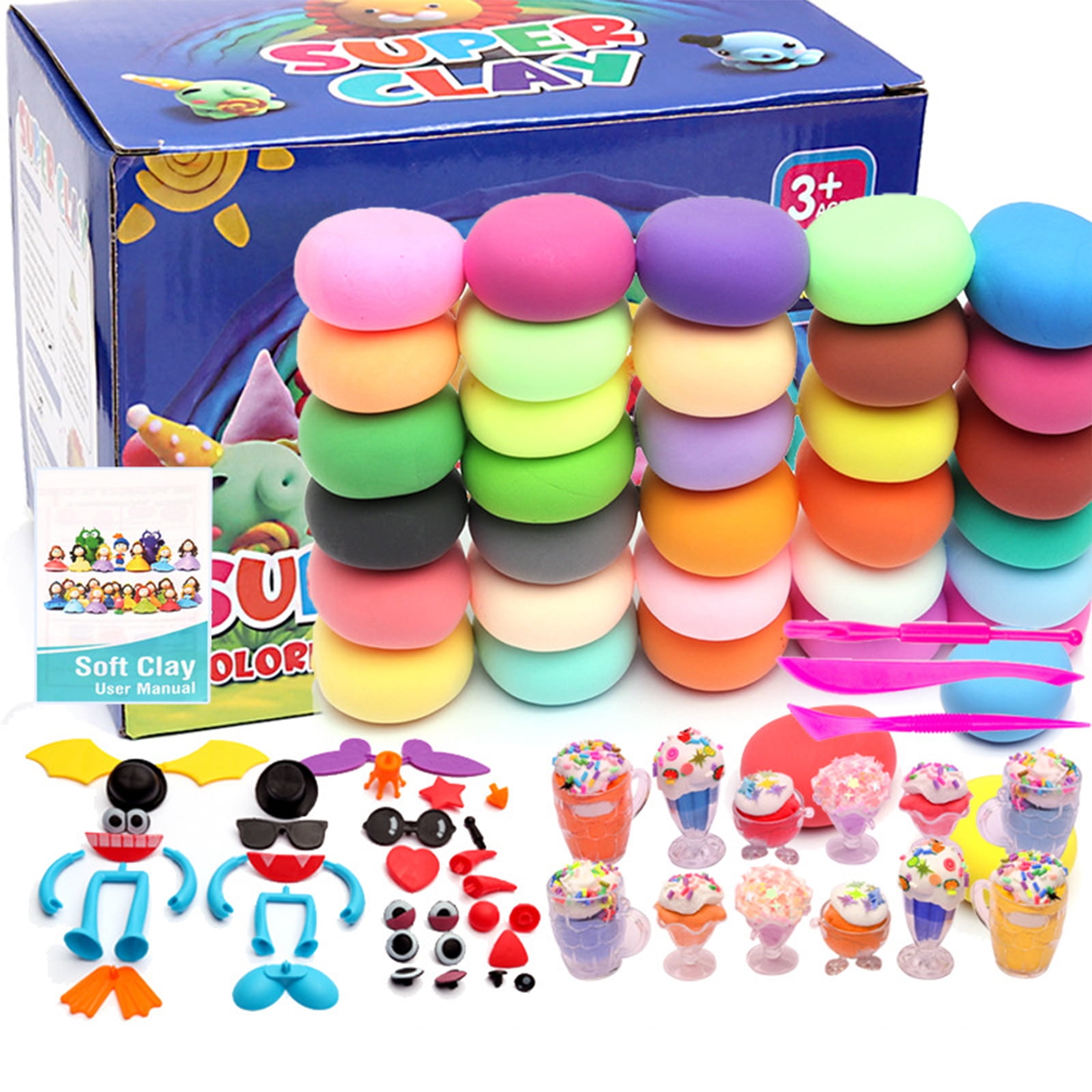 Click here for Mistaha 36-Color Lightweight Clay Set For Kids Diy... prices