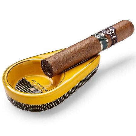 Cigar cutters punches classic yellow ceramic pocket cigar cigarette ...