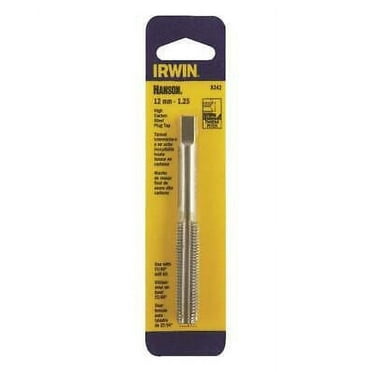 IRWIN 8334 - 8 mm-1.25 Hanson Metric HCS Plug Tap - Walmart.com