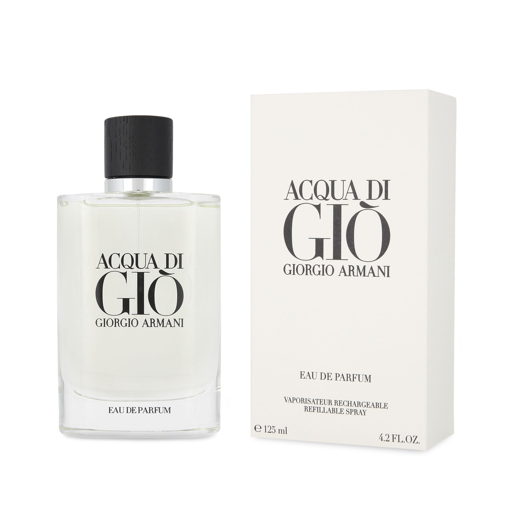 Acqua Di Gio 125Ml Edp Spray Refillable Giorgio Armani Giorgio Armani ...