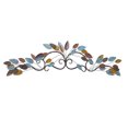 DecMode Multi Colored Metal Leaf Wall Decor - Walmart.com