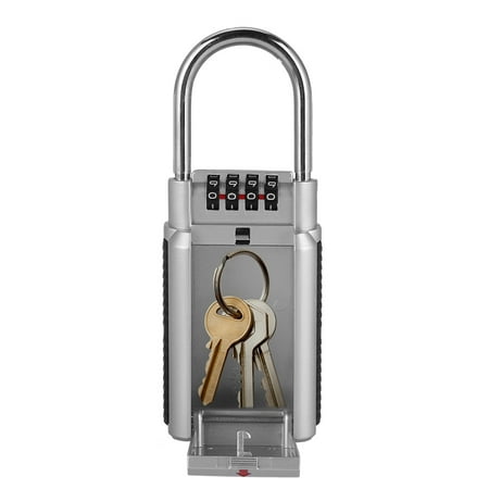 TOPINCN Metal Password Padlock Key Safe Storage Lock Box Lockbox ,Lock ...