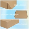 Walmart 12x9x3 Brown Mailing Size Box Set of 20, Easy Packing Supplies ...
