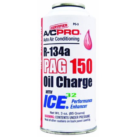 Interdynamics A/C Pro R134-a PAG 150 Oil Charge with ICE 32, 3 oz. pack of 2