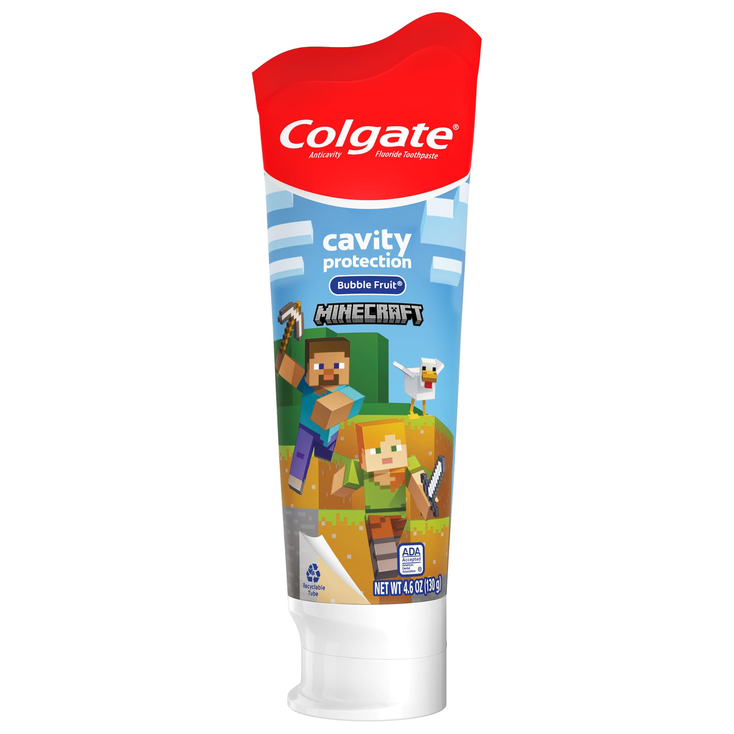 Pasta de dientes Colgate Kids Minecraft con flúor 135 ml, 1 paquete ...