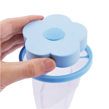 Plum-shaped Floating Washing Machine Hair Removal Device Clean Mesh ...