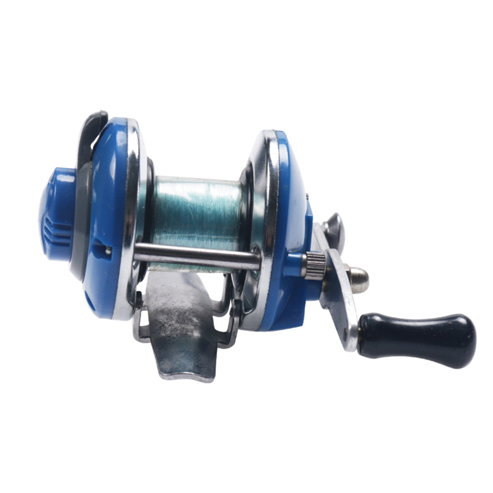 Winter Mini Metal Bait Casting Spinning Boat Ice Fishing Reel Fish ...