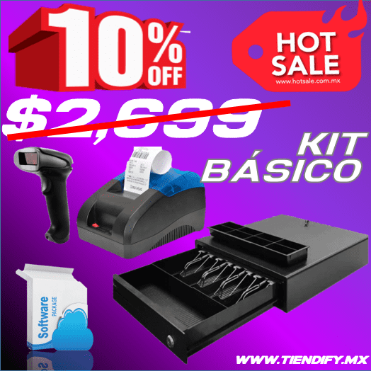 Kit Punto De Venta Abarrotes Farmacia Papeleria Restaurante BASICO POS ...