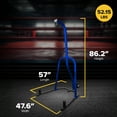 Everlast Heavy Boxing Power Punching Bag Stand, 100 Pound Capacity ...