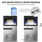 LifePlus 100LBS Commercial Ice Maker, High Capacity, Auto Clean ...