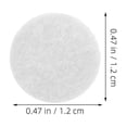 BESTYASH 500Pcs White Felt Stickers for Handmade Decorations on Clothes ...