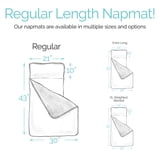 JumpOff Jo Standard Toddler Nap Mat Sleeping Bag for Preschool, 43 x 21 ...