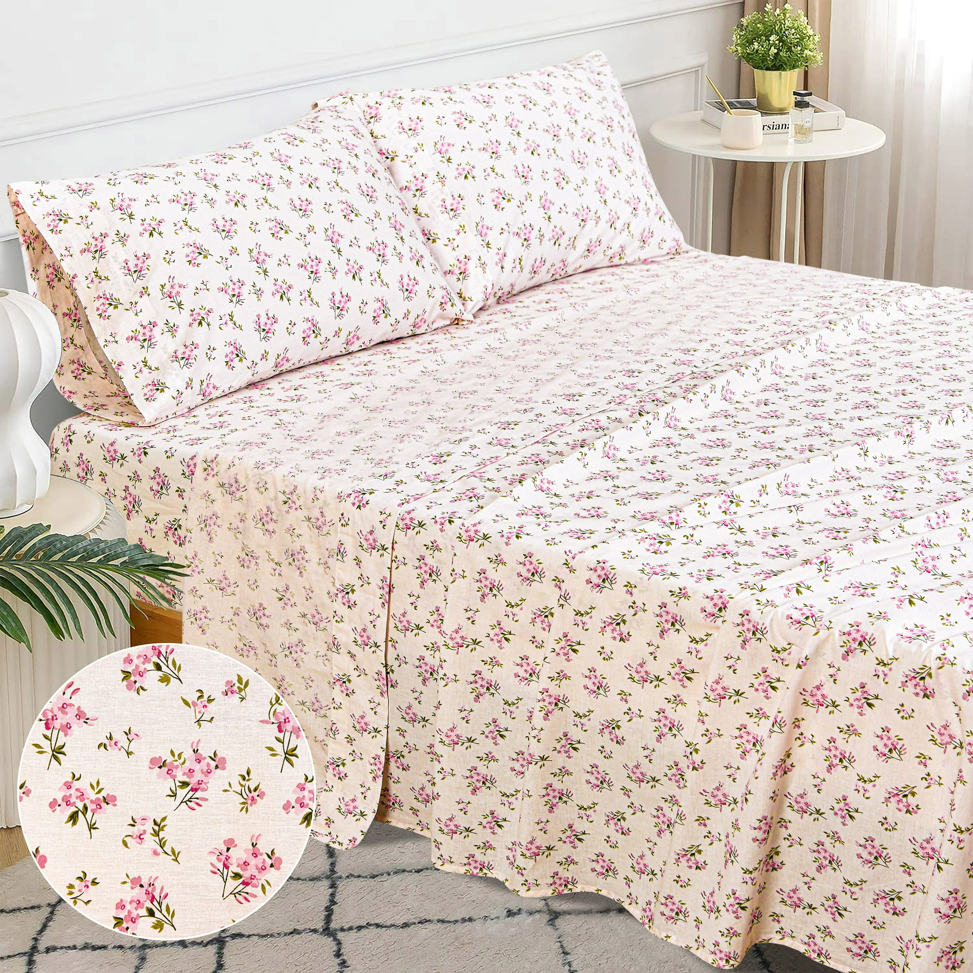 Click here for Enviohome 100 Cotton Bed Sheets  4 Piece - Cool &... prices